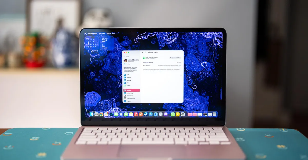 Apple macOS 27 Golden Gate beta: Reduced Liquid Glass transparency and ...