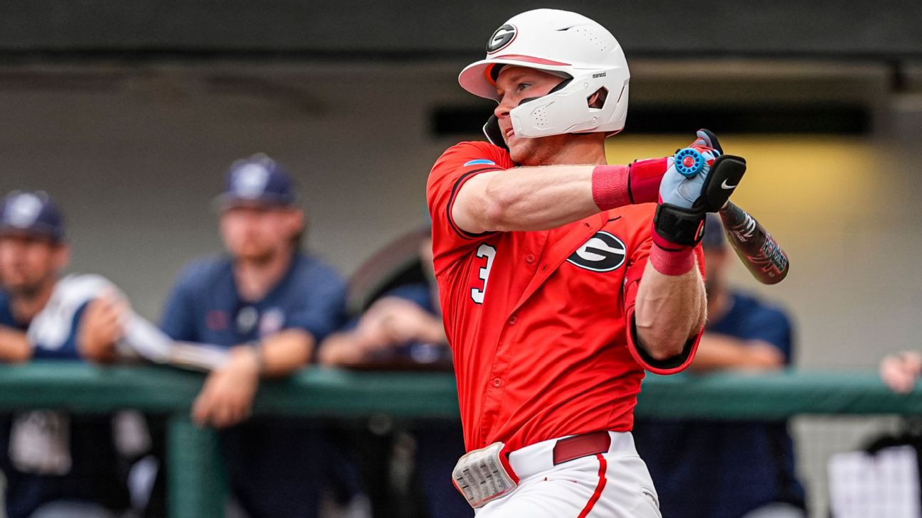 ESPN ranks top 15 MLB draft prospects at 2026 Men's College World ...